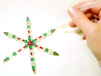 Snowflake Ornament Wire Forms | Bead Kits - Sunsetcrystals